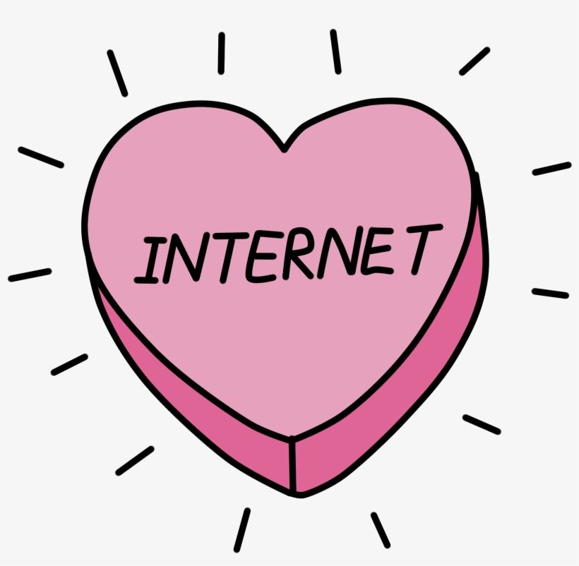 Heart Internet Social Tumblr Niebieskoka Pink Pastel - Imagenes Gif Del ...