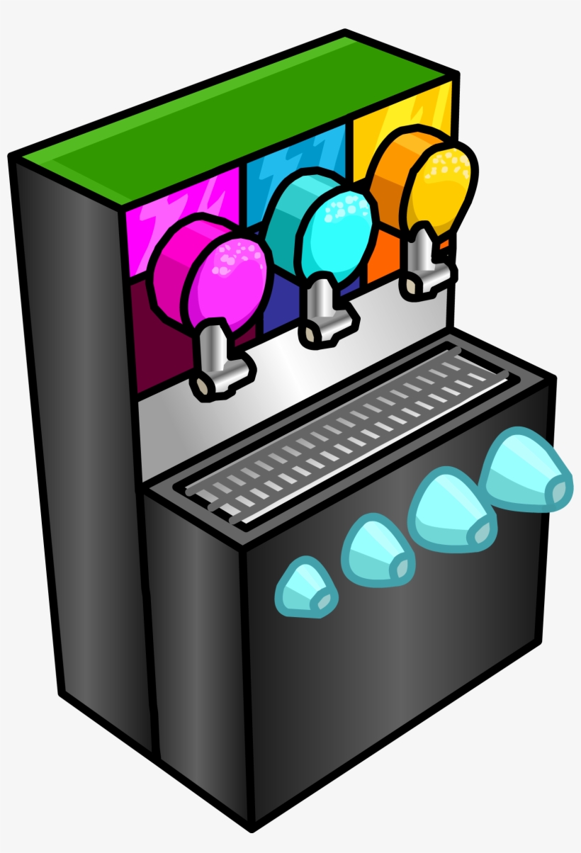 Slushie Maker Furniture Icon - Club Penguin Soda Machine Transparent ...