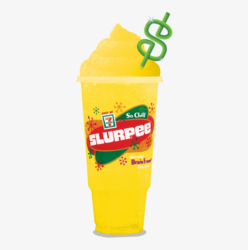 Every 7th Slurpee Is Free - Yellow Slurpee Transparent PNG - 320x746 ...