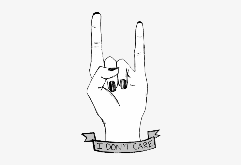 I Don& - Don T Care Drawings Transparent PNG - 425x576 - Free Download ...