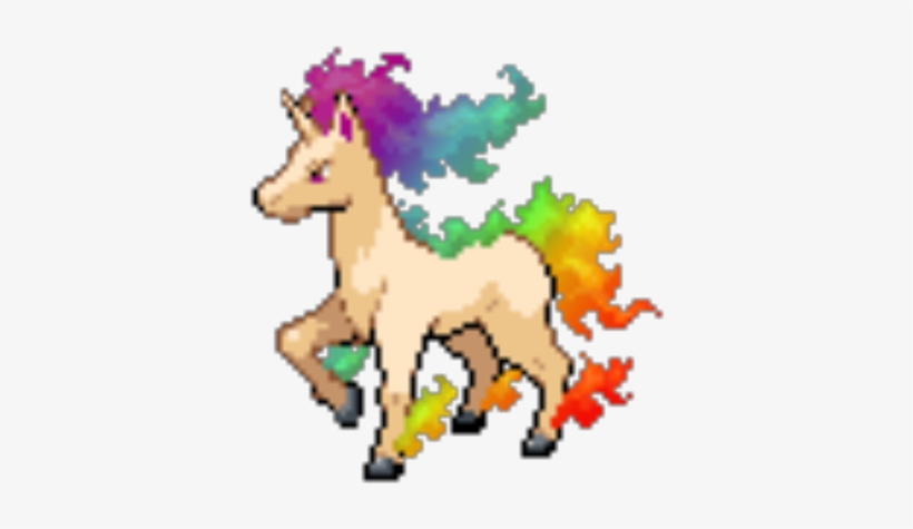 Rainbow Rapidash Transparent PNG - 420x420 - Free Download on NicePNG