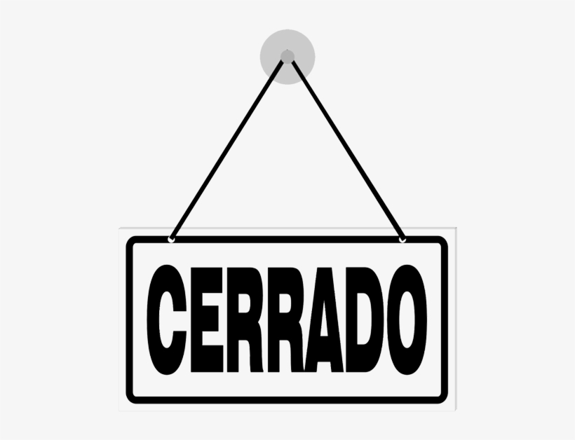 19 De Enero De 2016, - Cerrado Png Transparent PNG - 500x580 - Free ...