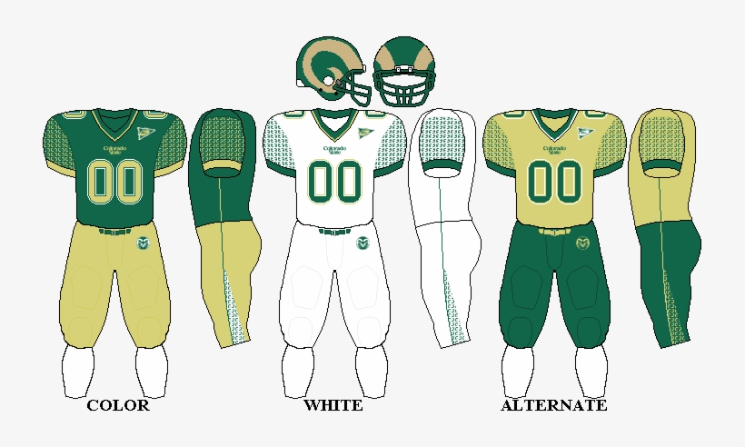 Mwc Uniform Csu - Colorado State Rams Football Uniforms Transparent PNG ...