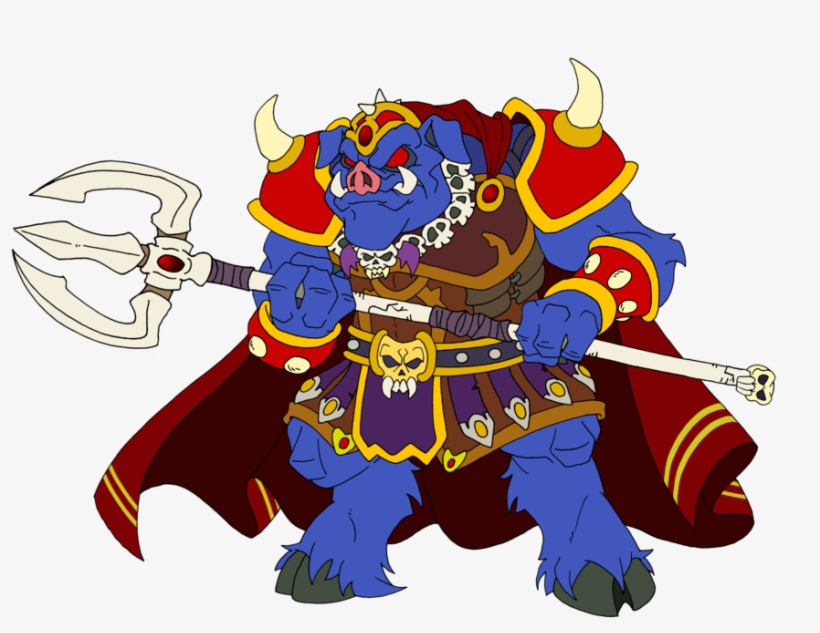 Ganon , - Blue Pig Ganon Transparent PNG - 900x650 - Free Download on ...