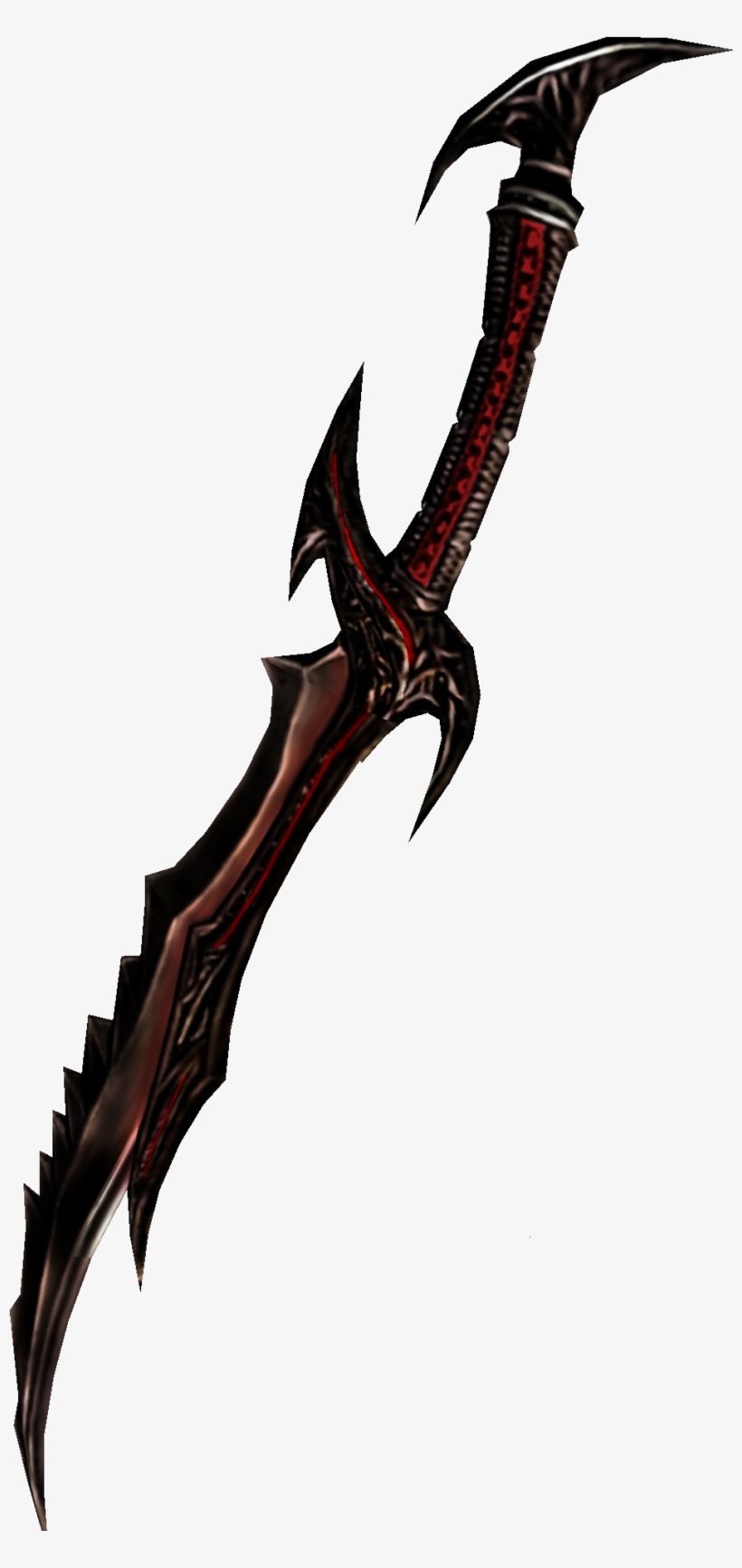Daedric From Skyrim By Sirarturo On Deviantart - Red And Black Sword ...