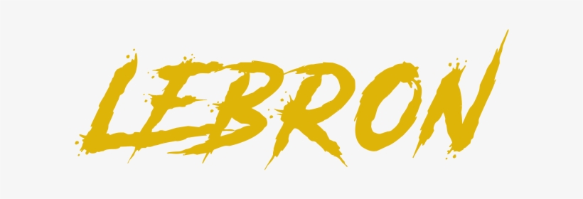 Download Lebron James - “ - Calligraphy - HD Transparent PNG - NicePNG.com