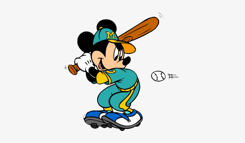 Baseball Clipart Mickey Mouse - Mickey Mouse Baseball Transparent PNG ...