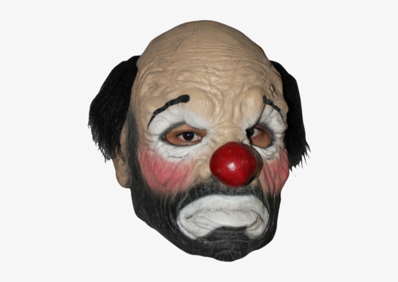 Hobo The Clown Horror Mask - Clown Mask Transparent PNG - 500x500 ...