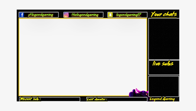 Download Create Custom Overlay For Youtube And Twitch - Overlay For ...