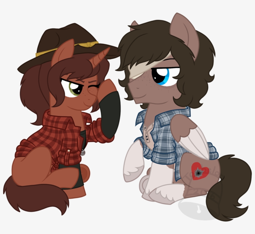 Tambelon, Carl Grimes, Clothes, Colt, Crossover, Ellie, - Mlp & Twd ...