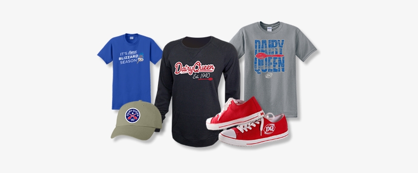 Group Shot Of Dq Gear - Dairy Queen Uniform 2018 Transparent PNG ...