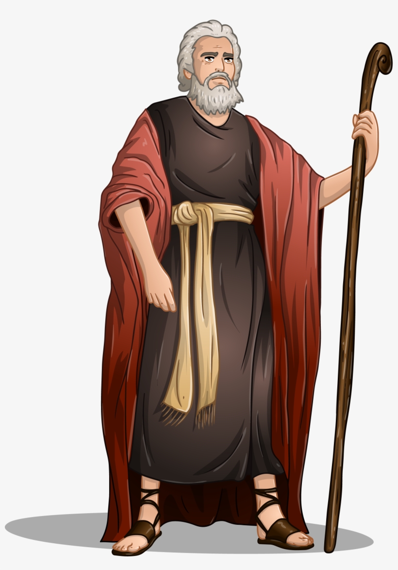 Sin Of Moses / Moses At Mount Sinai - Moses Character Transparent PNG ...
