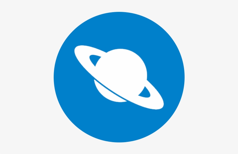 Planet With Rings - App Store Icon Logo Vector Transparent PNG ...