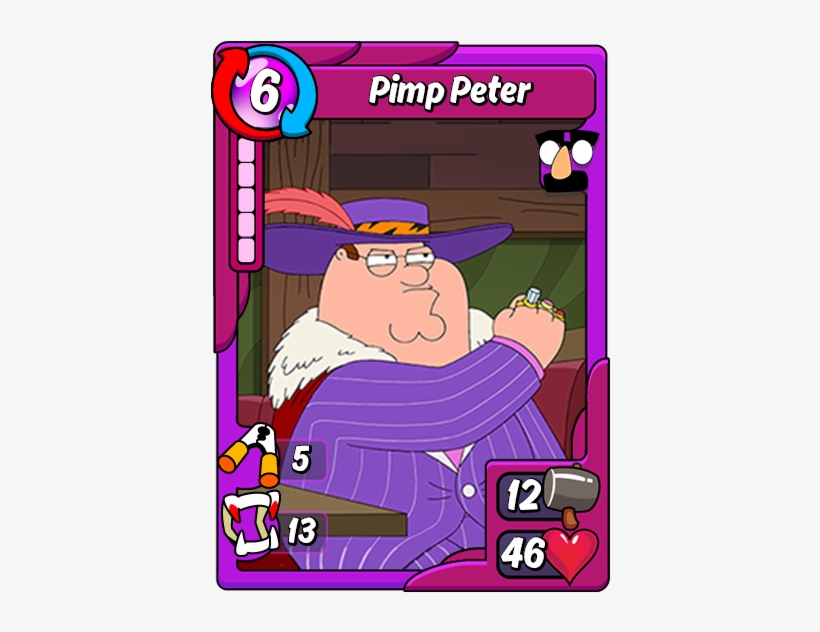 Pimp-peter - Family Guy Pimp Peter Transparent PNG - 450x600 - Free ...