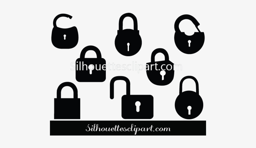 Lock Silhouette Vector Graphics - Vector Graphics Transparent PNG ...