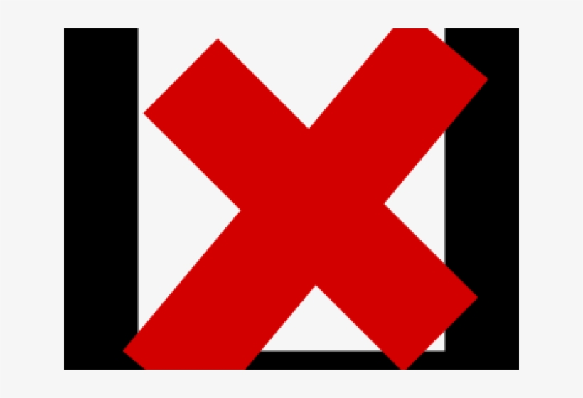 Incorrect Cliparts - Cross Sign Transparent PNG - 640x480 - Free ...