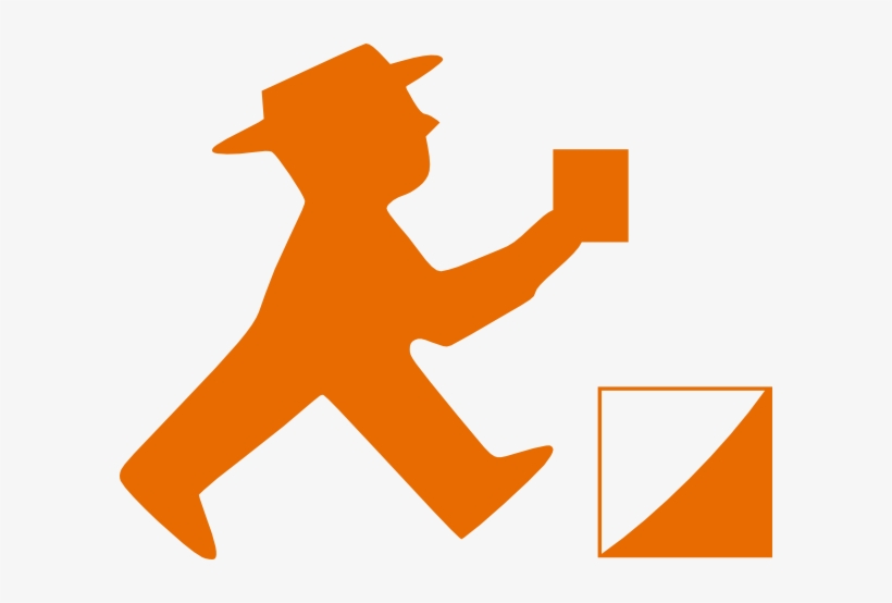 How To Set Use Burnt Orange Man Icon Png - Ampelmann Transparent PNG ...