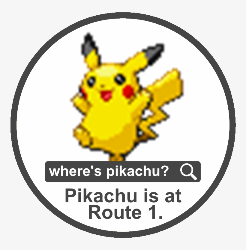 Pokefind Circle - Pokemon Pikachu Pokedex Transparent PNG - 809x809 ...