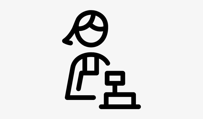 Cashier Vector - Icono De Cajera Transparent PNG - 400x400 - Free ...