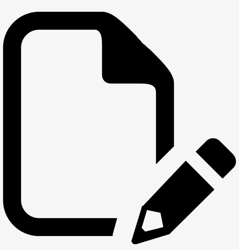 Edit File Icon - Edit File Icon Png Transparent PNG - 1600x1600 - Free ...