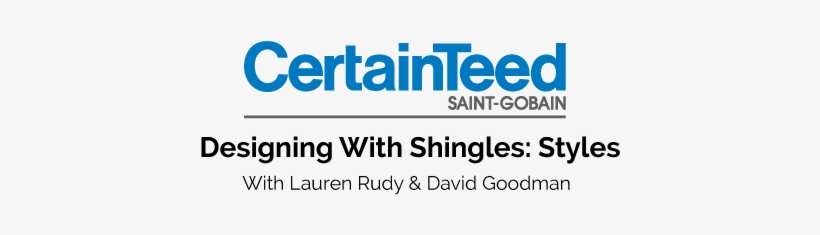 Download Designing With Shingles - Certainteed Saint Gobain Logo - HD ...