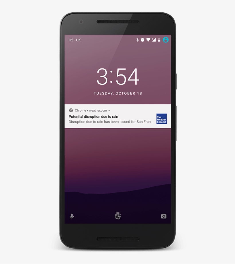 The Weather Channel - Push Notifications Pwa Mobile Transparent PNG ...