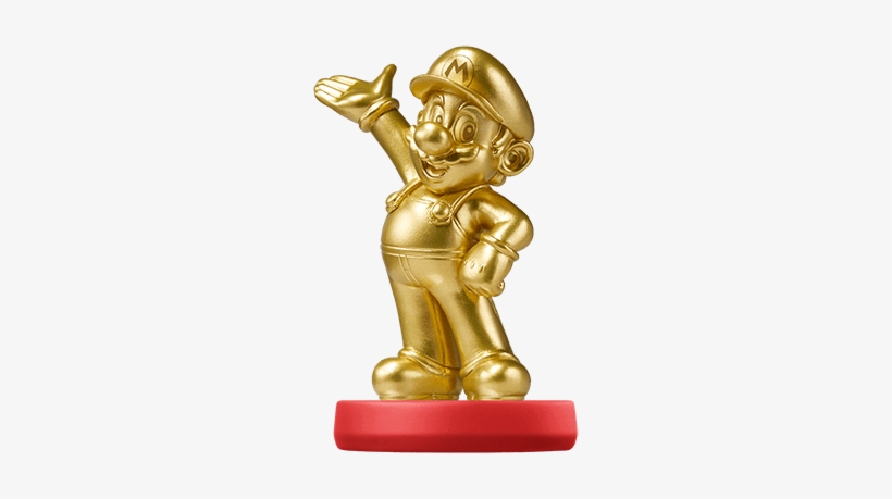 Gold Mario Amiibo - Amiibo Super Mario Mario Gold Edition Transparent ...
