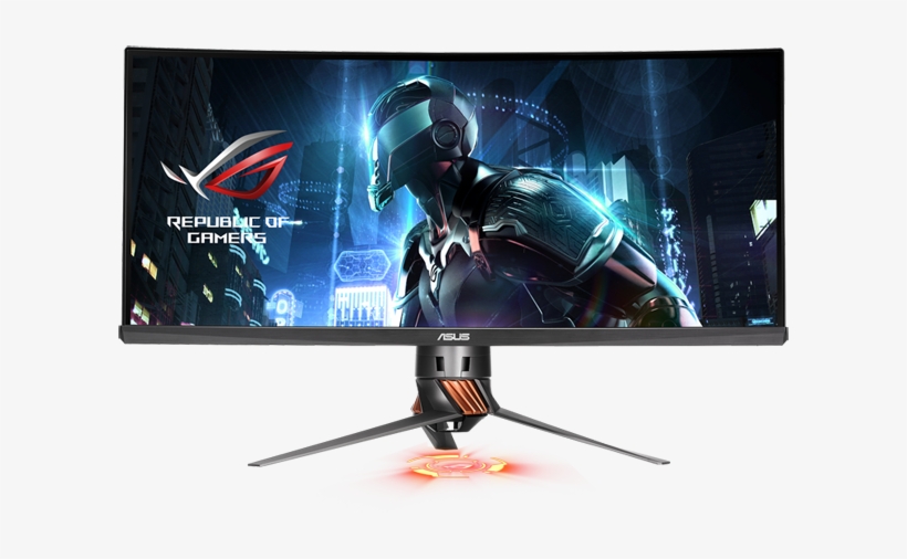 Asus Rog Pg348q - Asus Rog Swift Pg348q Transparent PNG - 650x443 ...