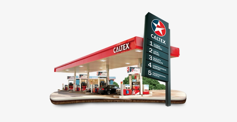 The Caltex Advantage - Caltex Gasoline Station Transparent PNG ...