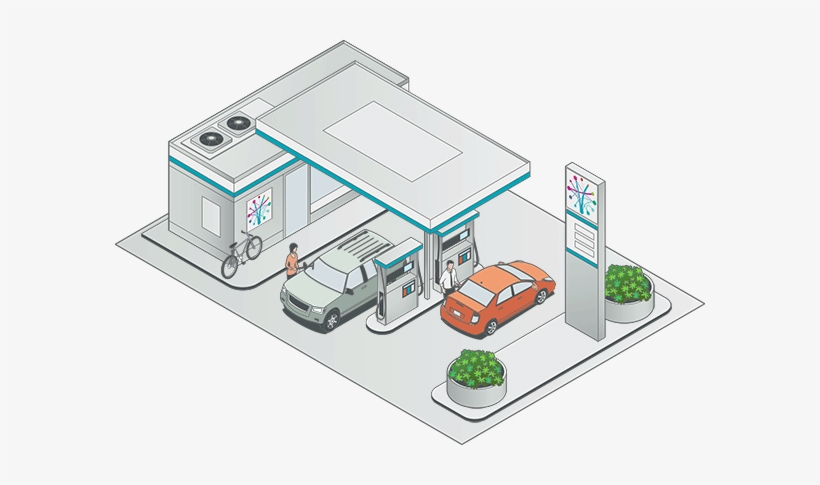 Petrol Station Design Layout