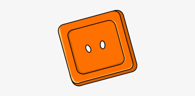 Square Orange Button Transparent PNG - 420x420 - Free Download on NicePNG
