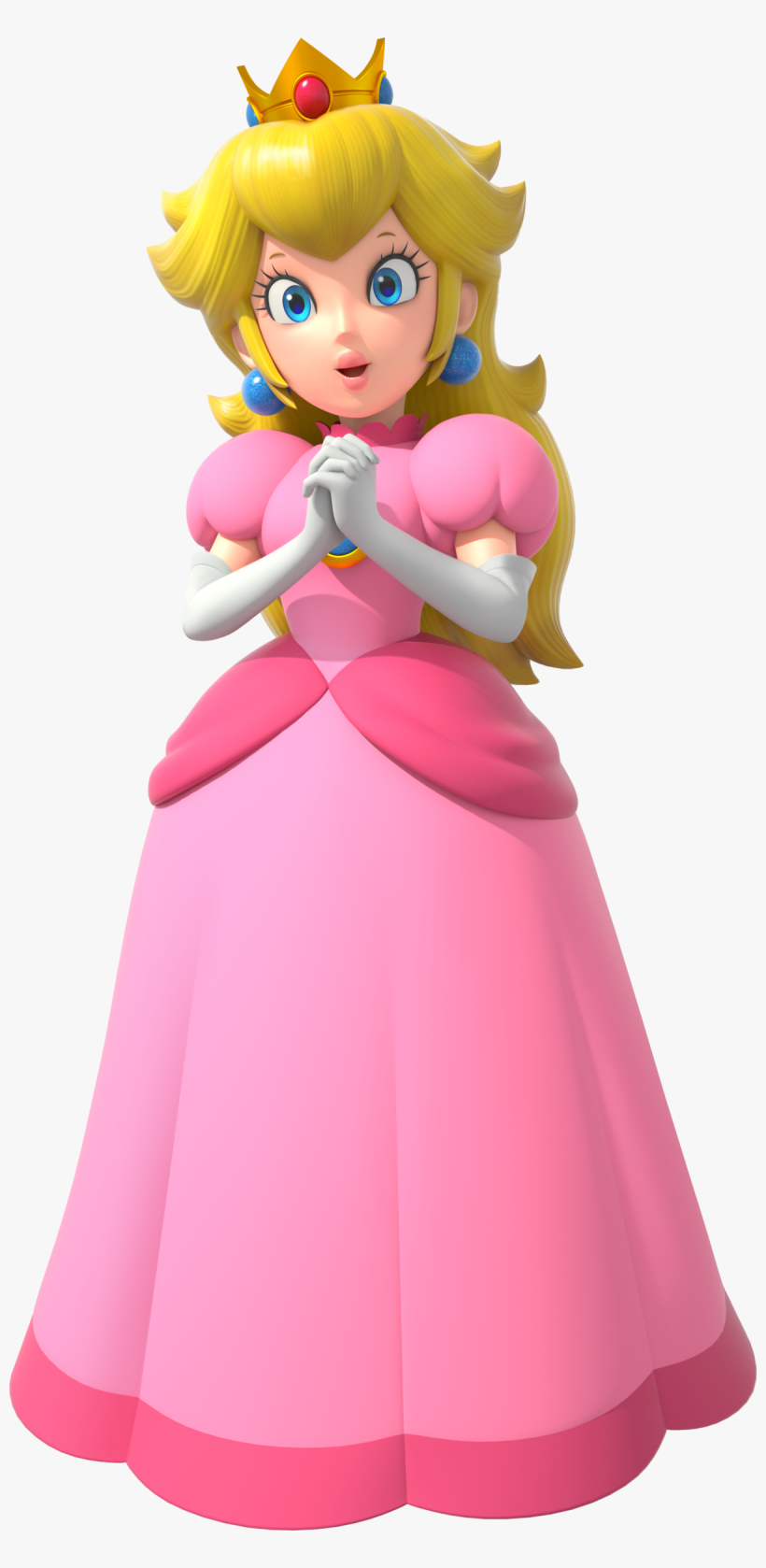 Princess Peach Transparent PNG - 500x1000 - Free Download on NicePNG