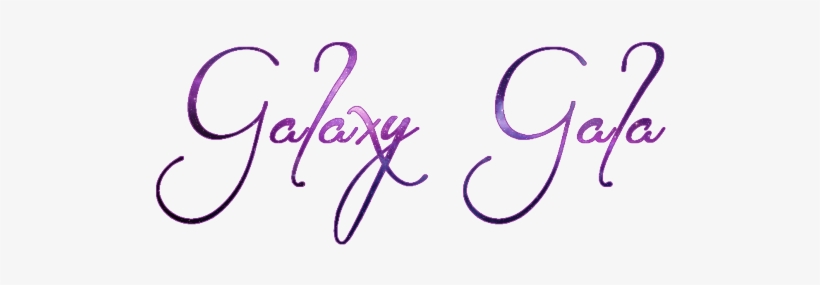 Galaxy Gala Grand Opening - Calligraphy Transparent PNG - 540x232 ...
