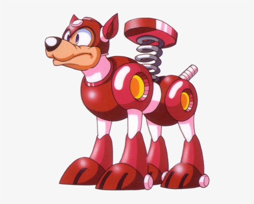 Rushcoilart - Rush Mega Man Png Transparent PNG - 540x580 - Free ...