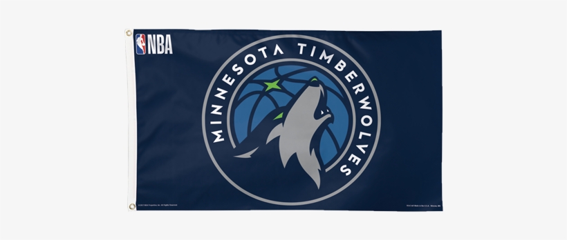 Minnesota Timberwolves Deluxe Flag - Minnesota Timberwolves Transparent ...