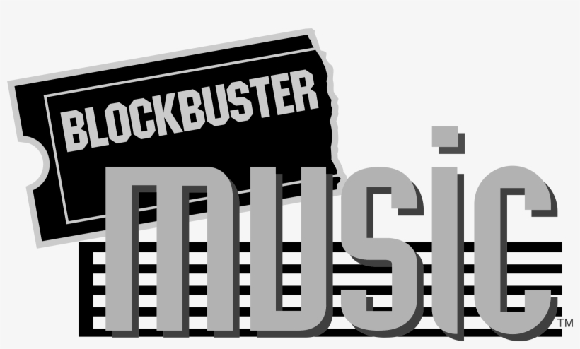 Blockbuster Music Logo Png Transparent - 10 Back Wall Vinyl Pop Up ...