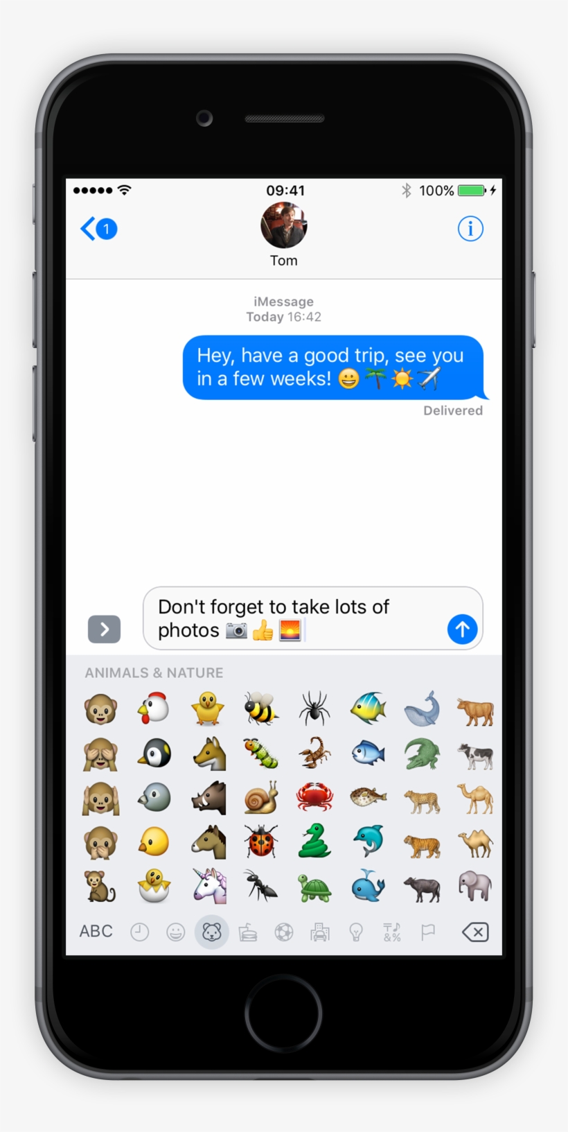 Left Of The Keyboard And The Emoji Icons Will Appear - Message Android ...