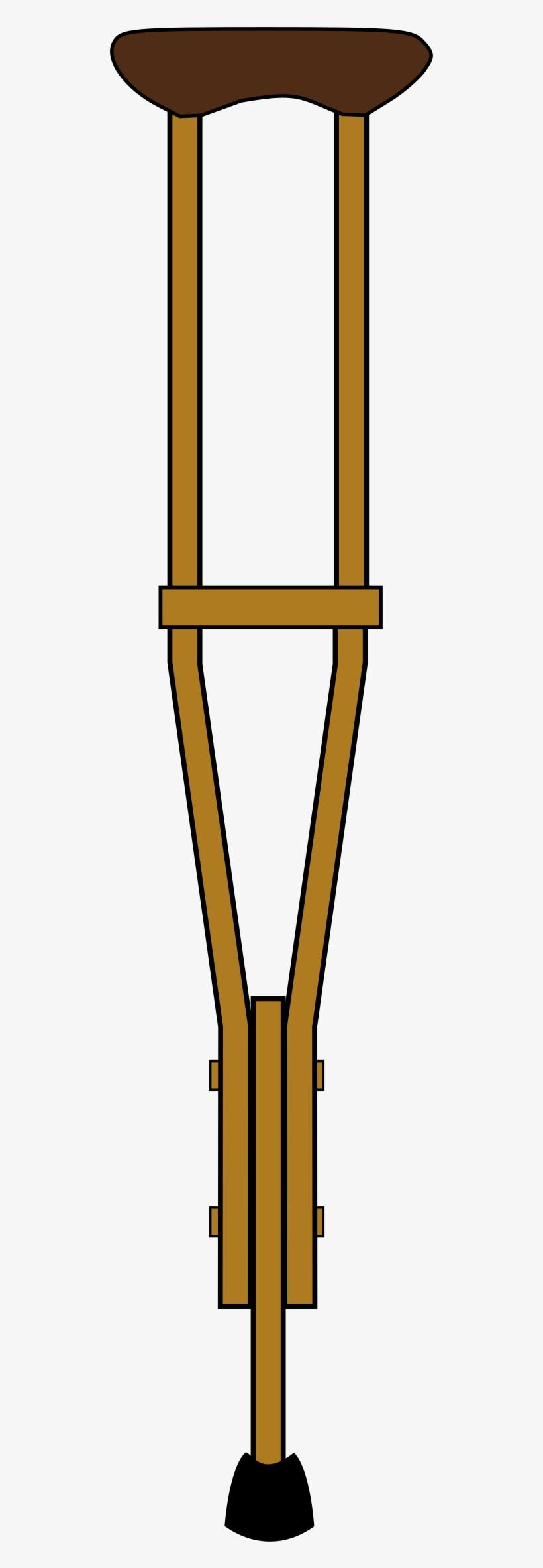 This Free Icons Png Design Of Wooden Crutch Transparent PNG - 602x2400 ...