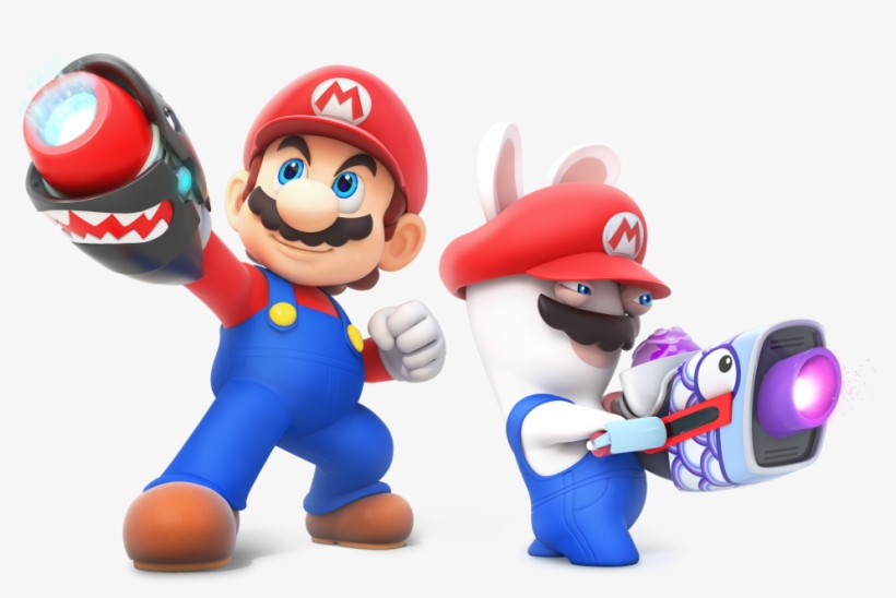 1 Of - Mario Rabbids Kingdom Battle Mario Transparent PNG - 1024x731 ...