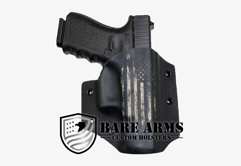 Distressed American Flag - Kydex Holster Custom Transparent PNG ...