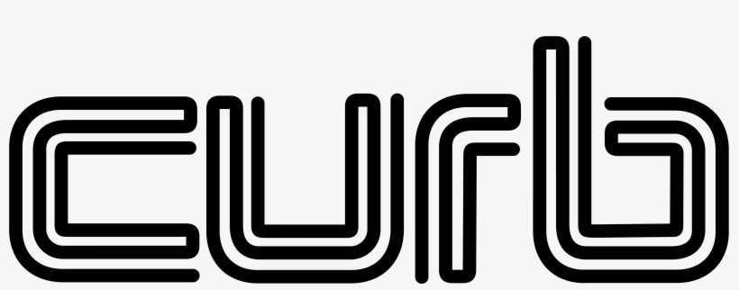 Curb Logo Black On White Giant Transparent PNG - 4950x1723 - Free ...