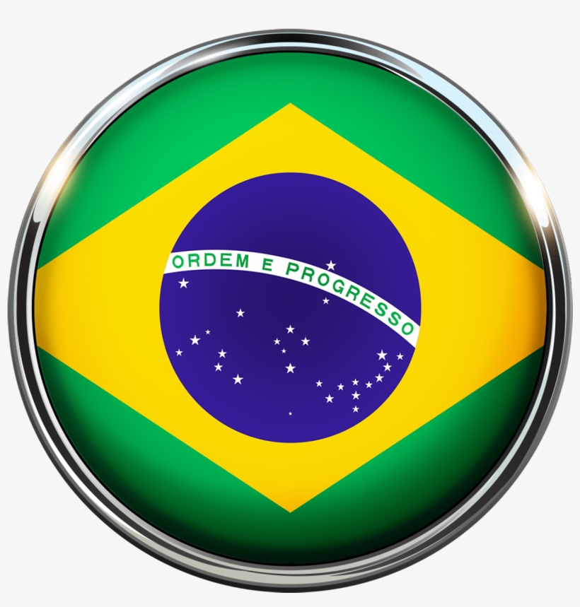 Brazil Flag Circle Colorful Color 1524451 - Brazil Flag Transparent PNG ...