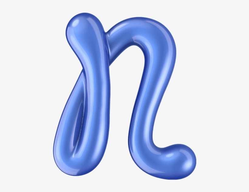 Glossy Blue Font - Blue N Letter Png Transparent PNG - 595x595 - Free ...