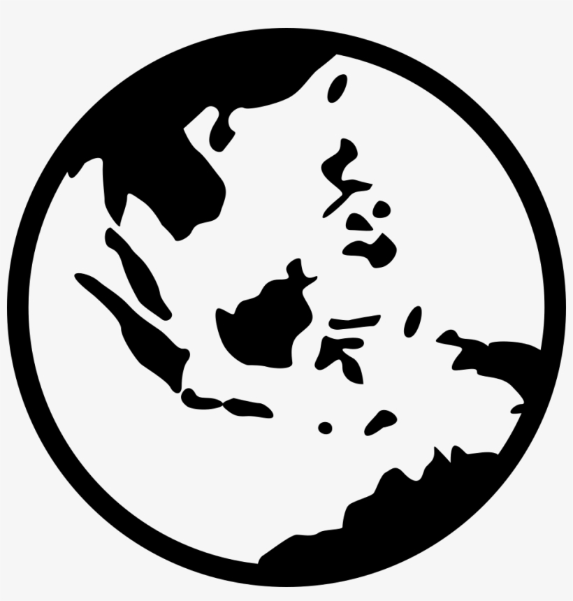 Earth Globe Comments - South East Asia Map Icon Transparent PNG ...