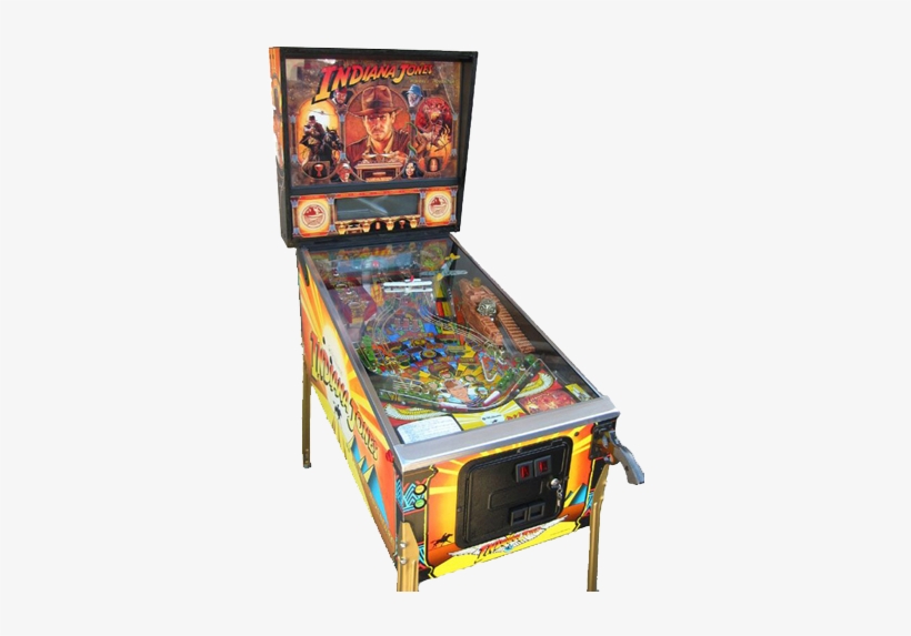 The Pinball Adventure - Pinball Machine Indiana Jones Transparent PNG ...