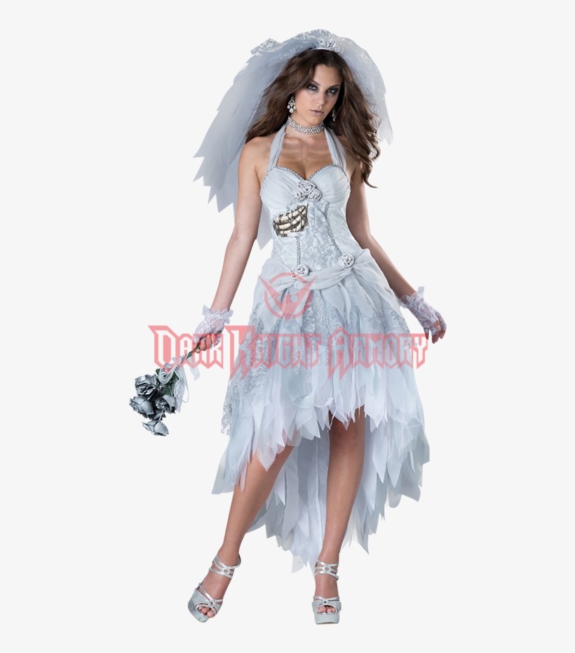 Womens Corpse Bride Costume - Corpse Bride Costume Transparent PNG ...
