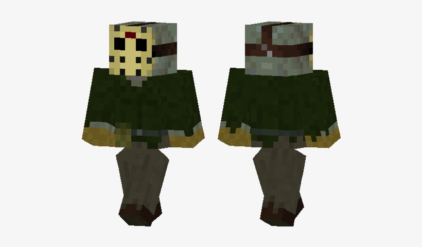 Minecraft Pe Skins - Pixel Gun Skin Jason Transparent PNG - 538x437 ...