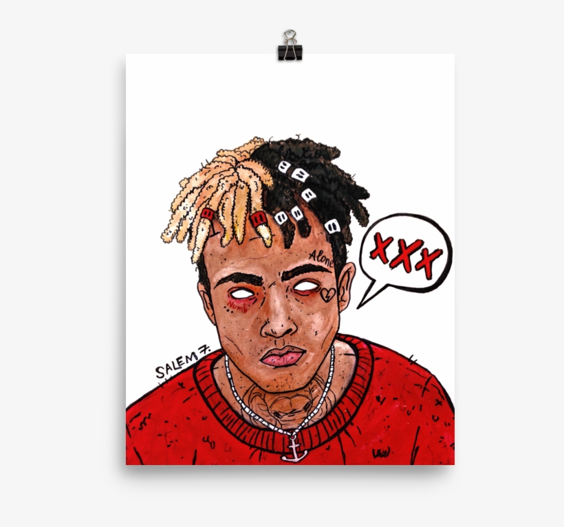 Xxxtentacion Print - Xxxtentacion Transparent PNG - 1000x1000 - Free ...