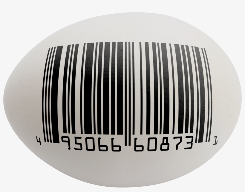 Barcoded Egg - Egg With Barcode Transparent PNG - 2185x1612 - Free ...