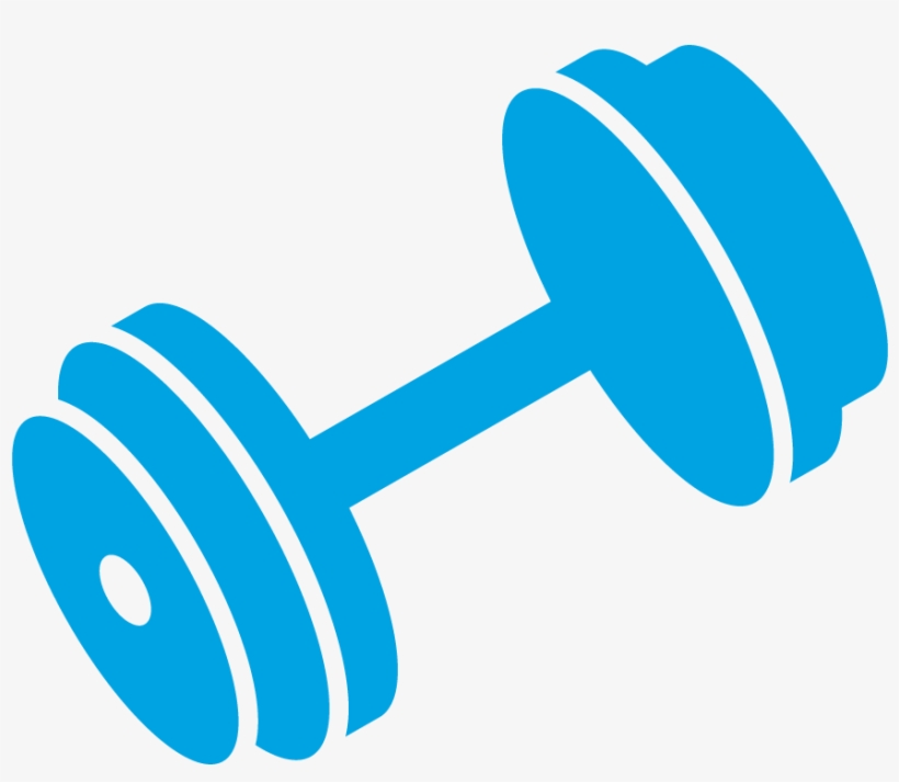 Dumbbell Vectors Png - Blue Dumbbell Clip Art Transparent PNG - 885x744 ...